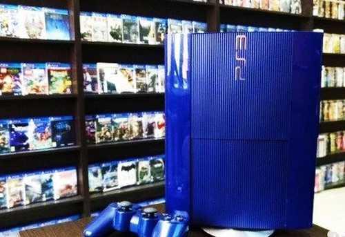 PlayStation 3 синий глянец+99игр+гарантия