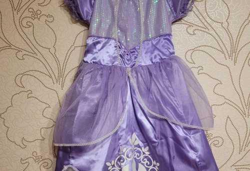 Платье принцессы Софии размер 5-6
