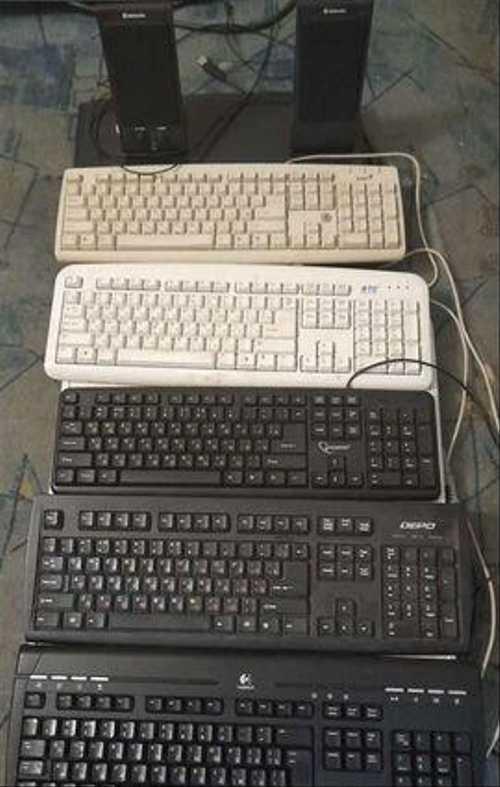 Мониторы,клавиатуры для п.к