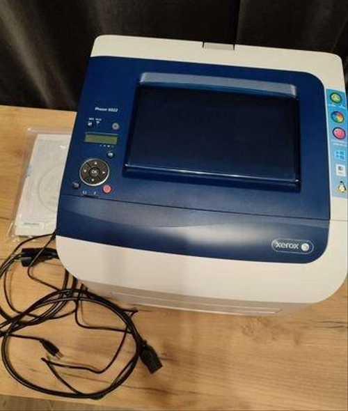 Цветной лазерный принтер xerox 6022 (торг)