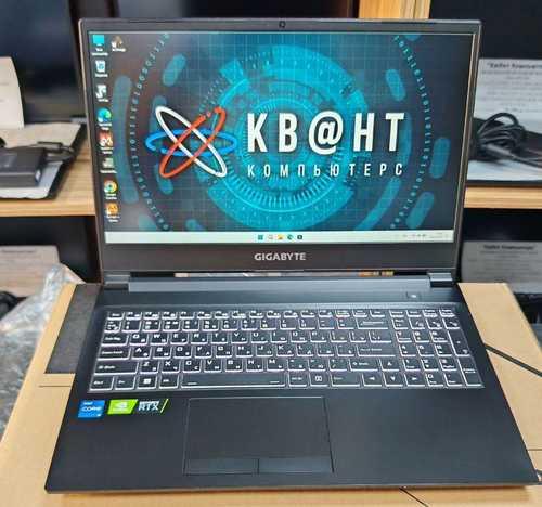 Новенький игровой ноутбук Gigabyte 11400H RTX 3060