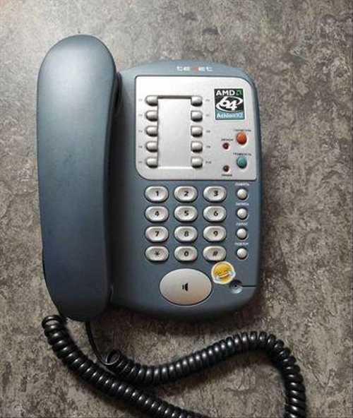 Телефон проводной стационарный texet tx 206m