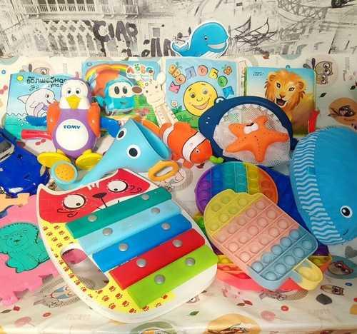 Игрушки для купания и другие малышам
