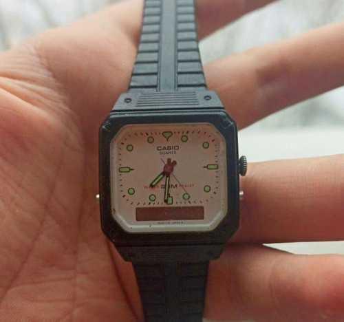 Мужские наручные часы casio quartz 50m