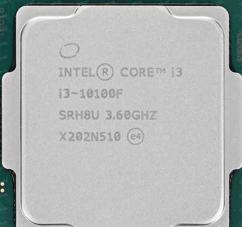 Процессор intel core I3 10100f новый