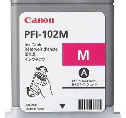 Картридж Canon PFI-102M Magenta Оригинальный