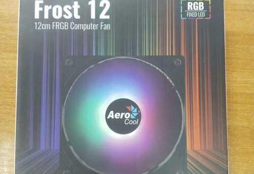 Кулер aerocool frost 12 rgb, новый