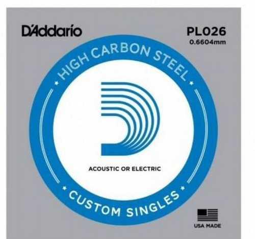 DAddario PL026 Plain Steel