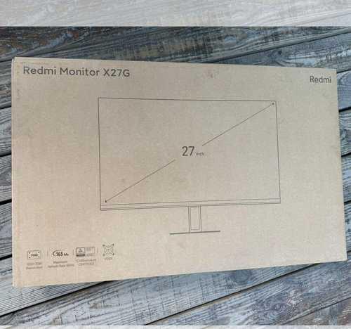 Новый игровой монитор 27" Xiaomi Redmi X27G