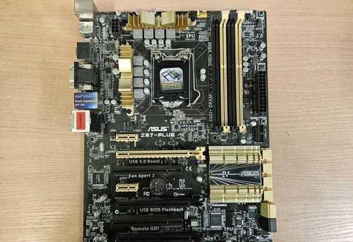 1150 Asus Z87-Plus ATX проверка