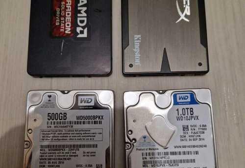 Жесткие диски 2,5 и SSD