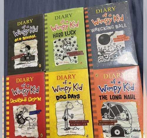 Diary of wimpy kids книги