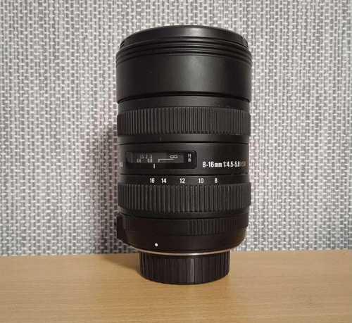 Sigma af 8-16mm f/4.5-5.6 nikon