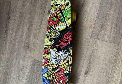 Penny Board (светятся колеса при движении)