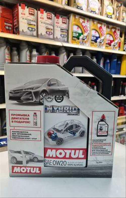 Моторное масло Motul Hybrid 0W20 4л