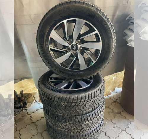 Колеса в сборе зимние r16, 5 114.3 hyundai creta