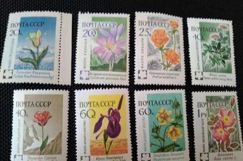 СССР. 1960. Флора СССР. Советское автомобилестроен