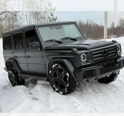 Передние фары Mercedes G-class 07-18 гг черные