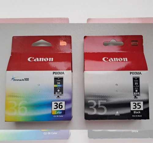 Картриджи для принтера Canon Pixma PGI-35, CLI-36