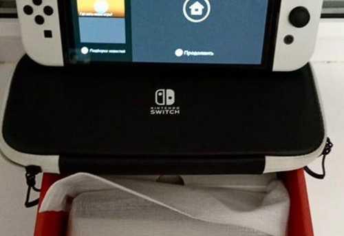 Nintendo switch oled шитая 512GB+геймпад