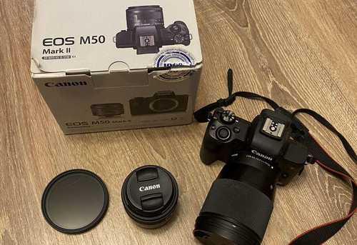 Зеркальный фотоаппарат canon eos m50 mark 2