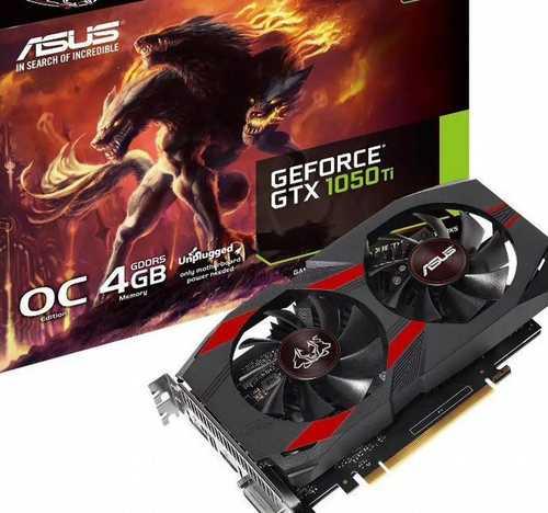 Видеокарта 4Gb GTX1050Ti Asus Cerberus 128bit/gddr