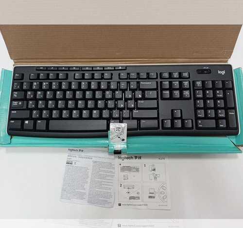 Беспроводная клавиатура Logitech K270 (кириллица)