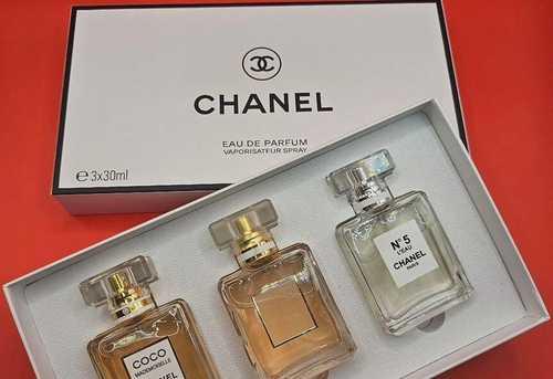 Подарочный набор chanel 3 по 30мл