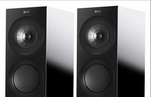 Колонки KEF R3. Черный лак