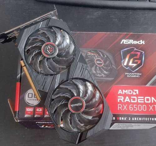 Видеокарта ASRock AMD Radeon RX 6500 XT Phantom Ga