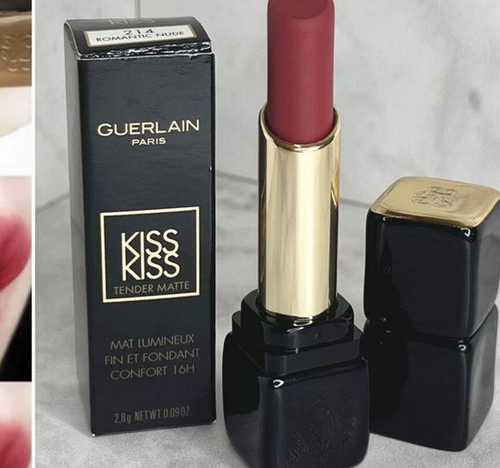 Помада Guerlain Kiss Kiss tender matte 214