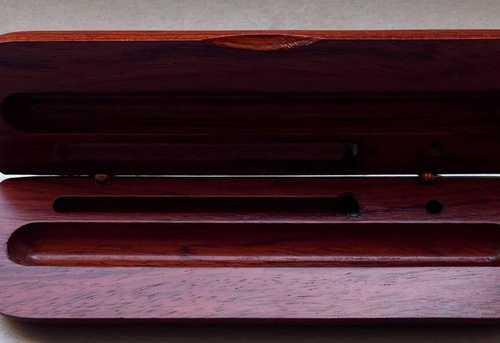 Футляр органайзер для ручки деревянный. Новый