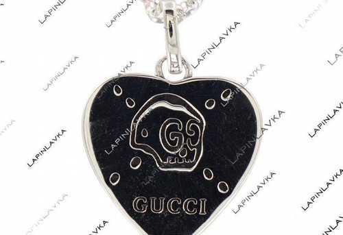 Серебряное колье Gucci