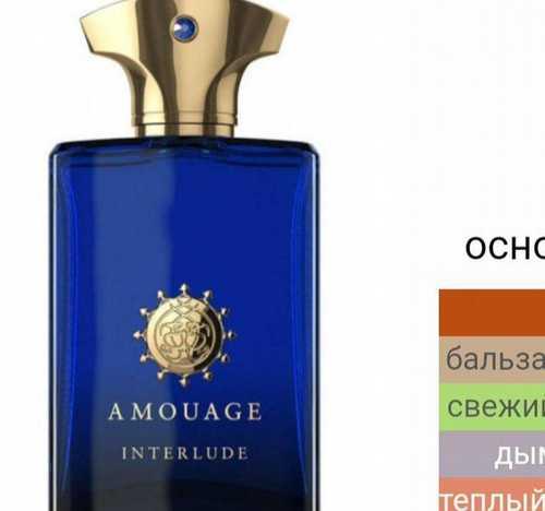 Amouage interlude man/ распив