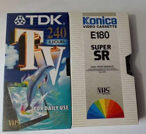 Видеокассеты VHS чистые новые запечатанные