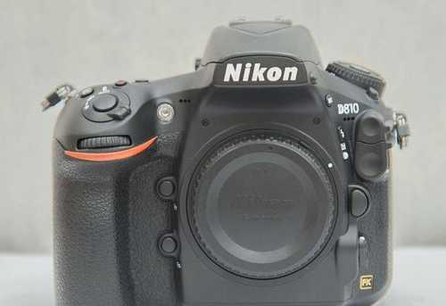 Новый Nikon D810 body. Пробег восемь кадров