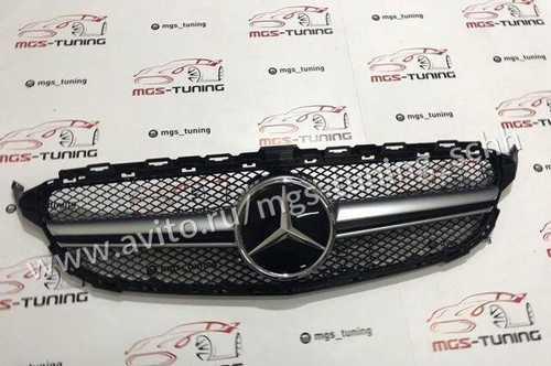 Решетка C63 Chrome Дистроник Mercedes-Benz C-Class
