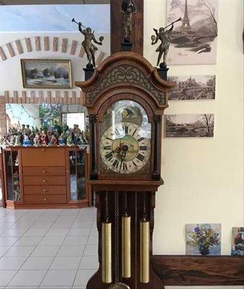 Старинные часы с трубадурами Wuba Голландия 125 см