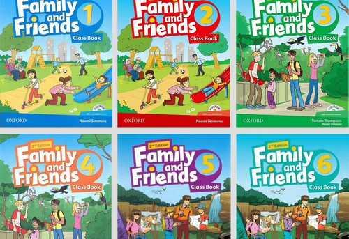 Family and Friends starter,1,2,3,4,5,6. Учебник