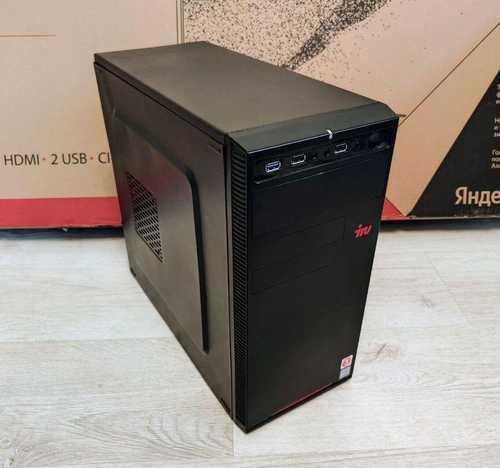 Игровой пк i3-9100F/GTX1050Ti/16Gb/256Gb SSD+HDD 1