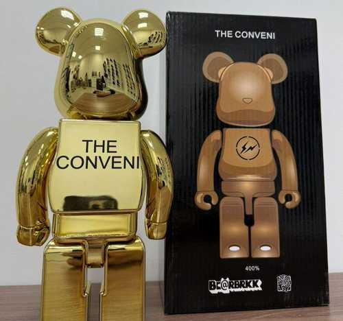 Новый Мишка Bearbrick 400% The Conveni x Fragment