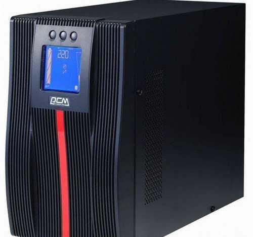 Ибп PowerCom MAC-1000 (1000VA/1000W, Rack/Tower, IEC, LCD, Serial USB, SmartSlot)