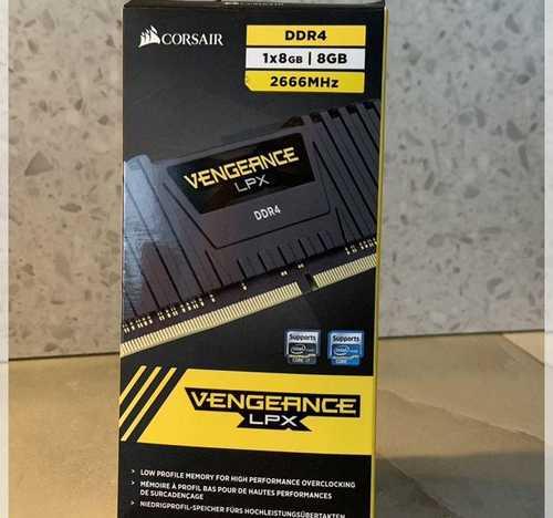 Оперативная память ddr4 corsair 8gb 2666 MHz