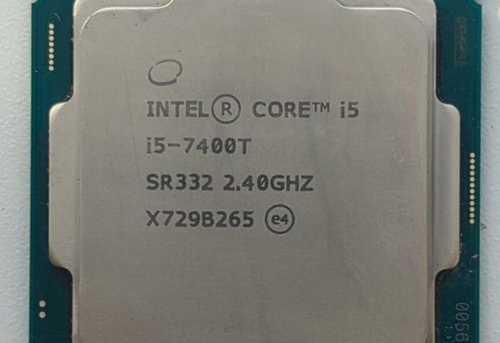 Процессор Intel core i5 7400T