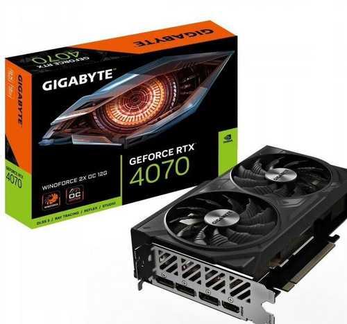 Новая rtx 4070 Gigabyte 12 gb