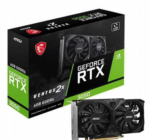 Видеокарта MSI Nvidia GeForce RTX 3050 6 Гб (3050