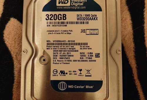 Жесткий диск WD blue 320GB