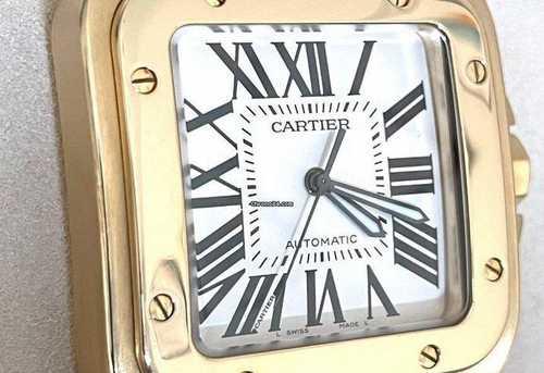 Часы Cartier Santos 100 W2007171 Yellow Gold Gents