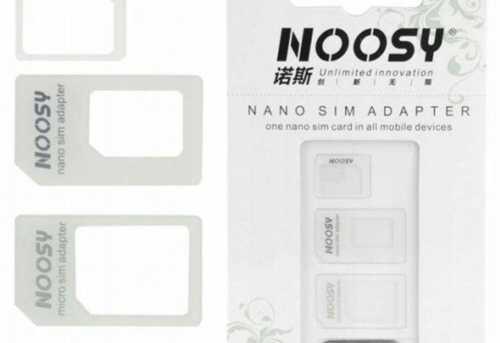 Адаптер для SIM-карты Noosy 3 в 1 (white)