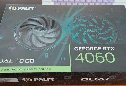 Коробка от видеокарты Palit Geforce RTX 4060 8GB D